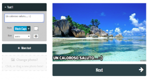 Come aggiungere un testo ad una foto online